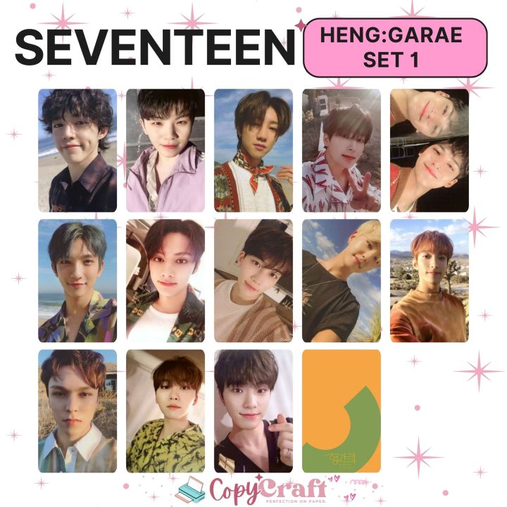 SEVENTEEN - Heng:garæ Album Photocards (Unofficial & Replica) | Lazada PH