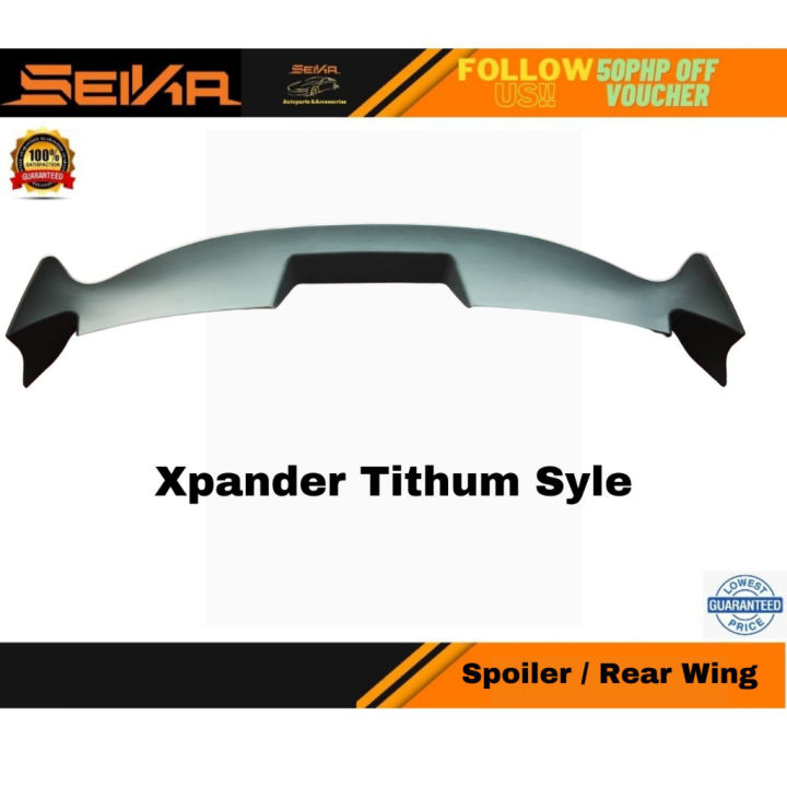 Mitsubishi Xpander Cross 2020, 2021, 2022 Tithum Style Rear Spoiler ...