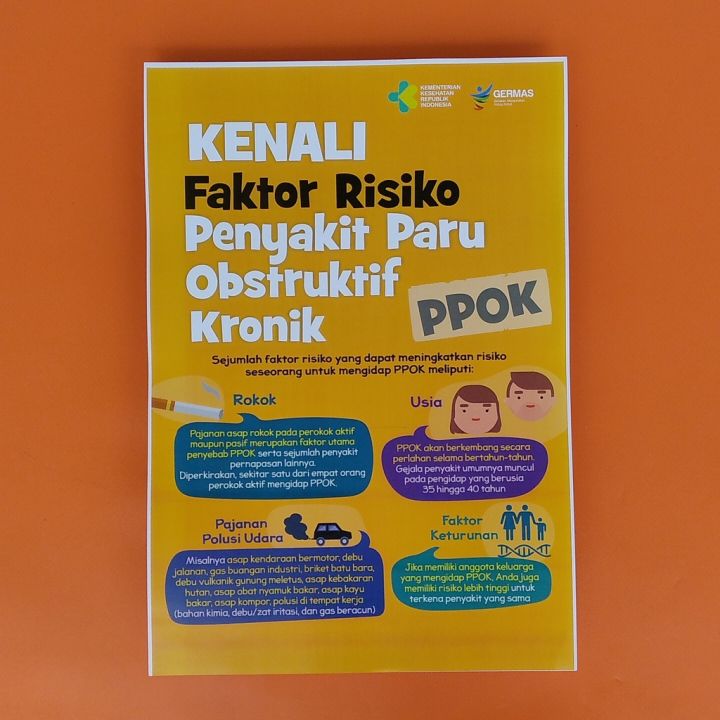 Poster Kesehatan - Kenali Faktor Resiko Penyakit Paru Obstruktif Kronik ...