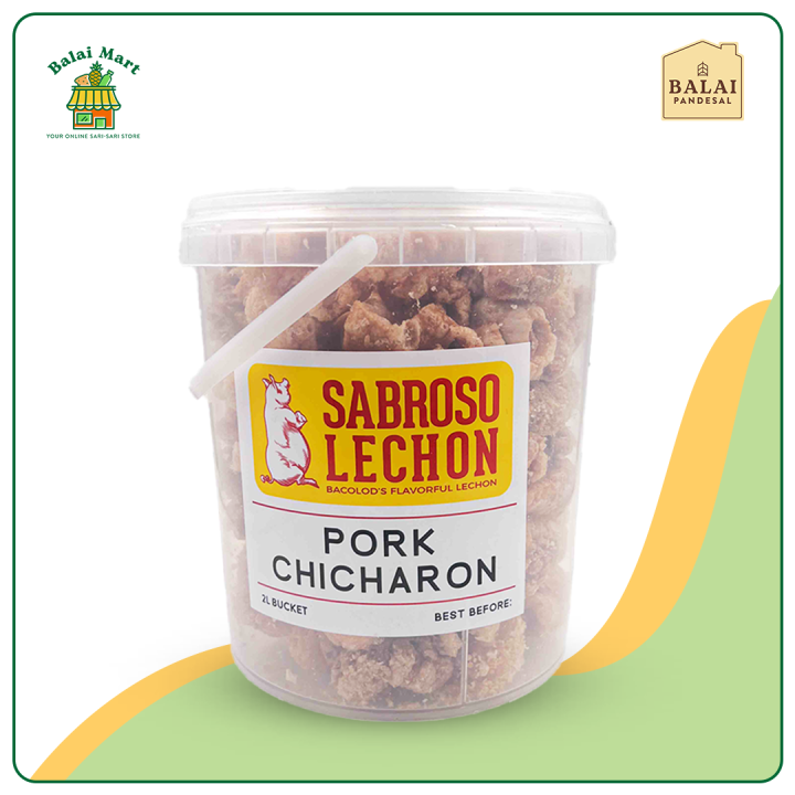 Sabroso Lechon Chicharon 2L [Snack] Crunchy Pork Chicharon | Lazada PH