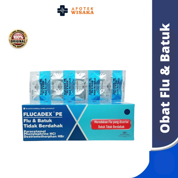 Flucadex PE tablet - Obat Flu Batuk (10 Tablet) | Lazada Indonesia