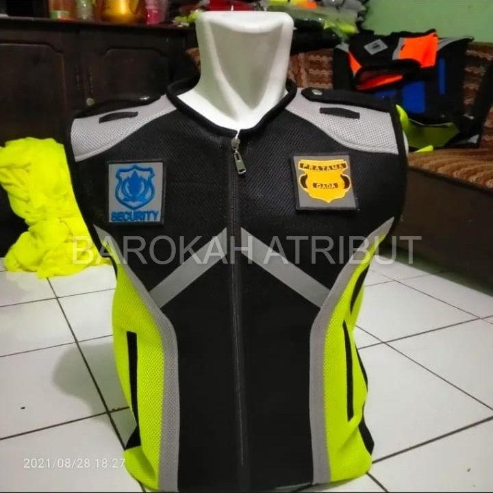 ROMPI SECURITY ROMPI SATPAM HITAM HIJAU STABILO FULL LOGO | Lazada ...