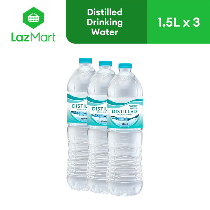Natures Spring Distilled 1.5l - Pack of 3 | Lazada PH