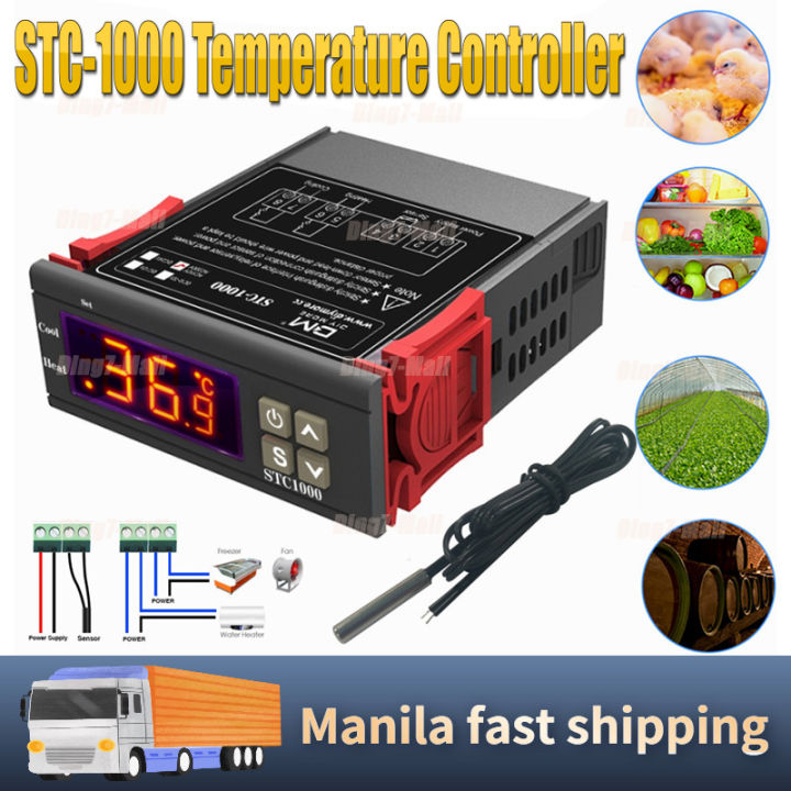 【COD + local seller】temperature thermostat Digital Temperature Controller Thermostat ...