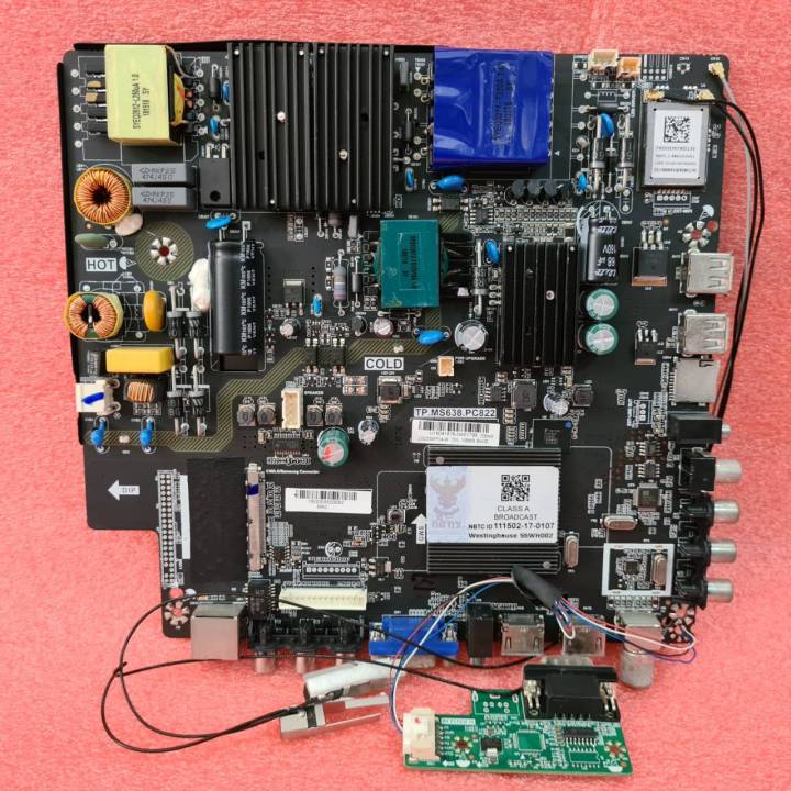 เมนบอร์ด Westinghouse 55WH002 พาร์ท TP.MS638.PC822 อะไหล่แท้/ถอดมือสอง | Lazada.co.th