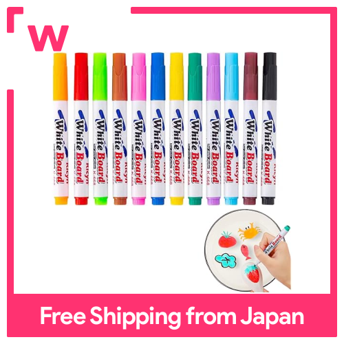 Coollooda magic water painting pen [12 colors] magic graffiti drawing ...