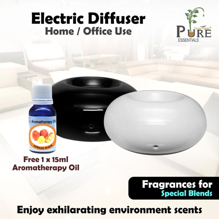 【Pure Essentials】White Electric Aroma Diffuser SPECIAL BLENDS | Lazada ...