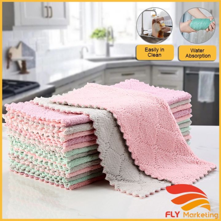 New Design Reusable Kitchen Towels Kitchen Rag Cleaning Cloth Kain Lap ...