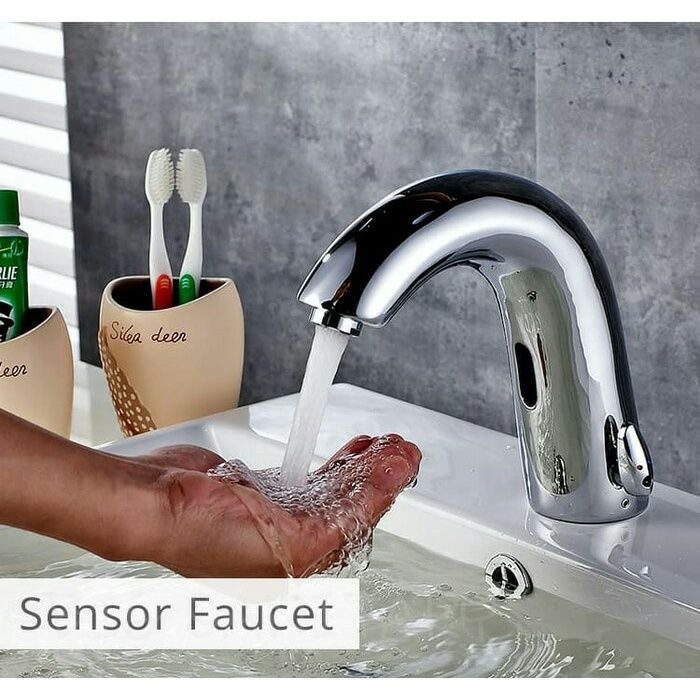 Kran Wastafel Sensor Model TOTO/Kran Wastafel Automatic | Lazada Indonesia