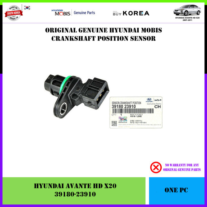 Hyundai Avante HD X20 Genuine Hyundai Mobis Crankshaft Position Sensor ...