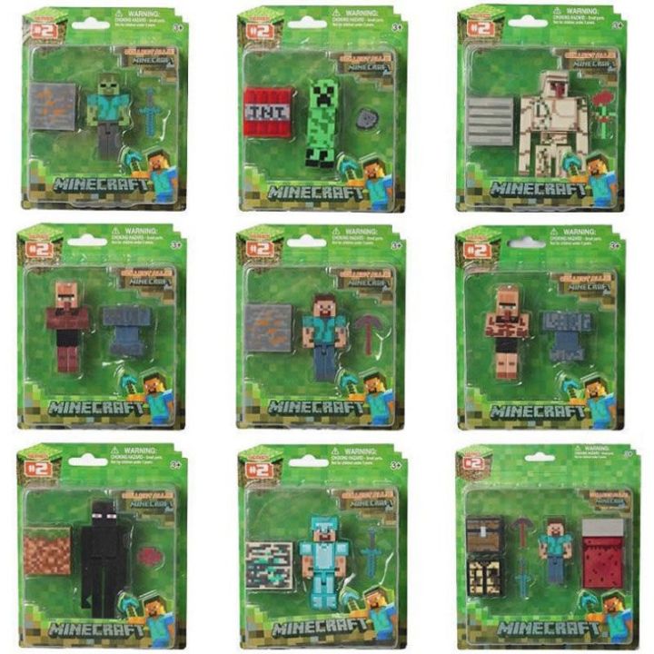 Minecraft peripheral toys puzzle assembled building block doll model ...