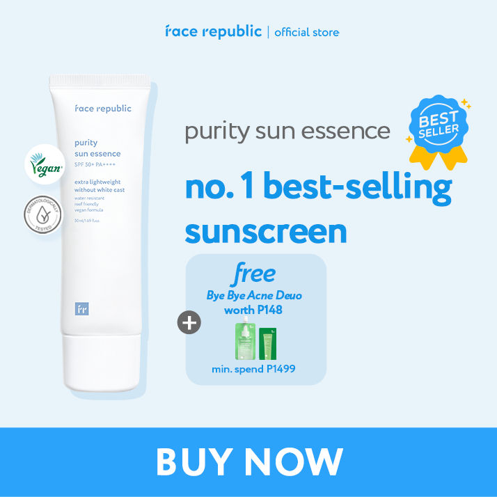 Face Republic Purity Sun Essence SPF50+ PA++++ Vegan | Lazada PH