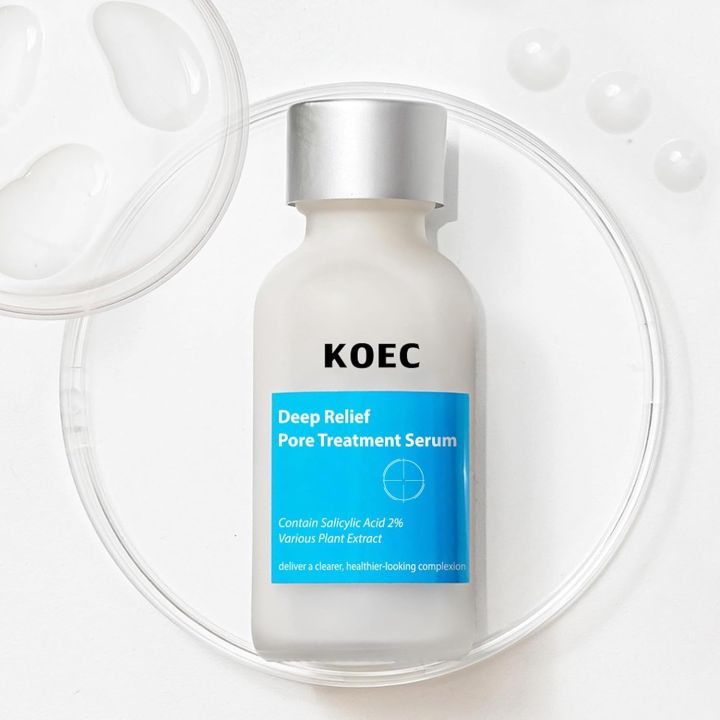 KOEC Deep Relief Pore Treatment Serum with 2% Salicylic Acid, KOEC ...