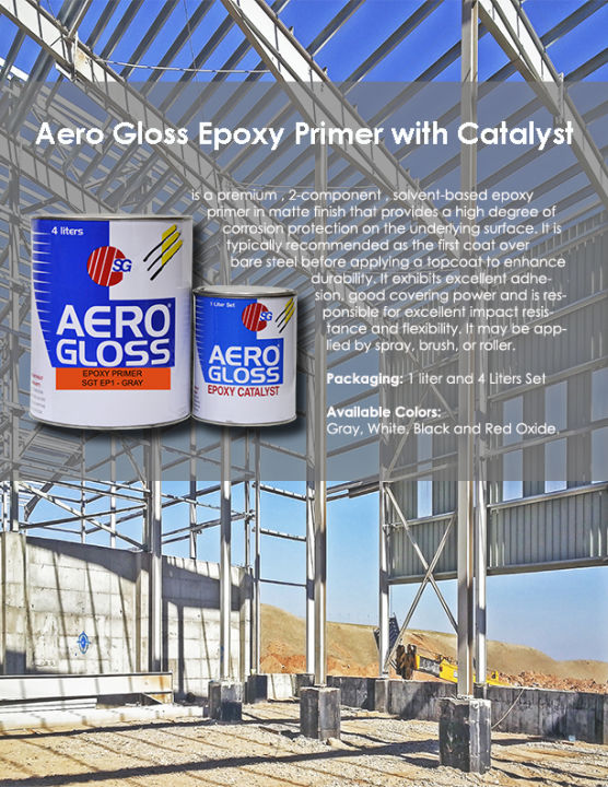 Epoxy Primer Gray with Catalyst 1 Liter Quart Size 2 Component SET ...