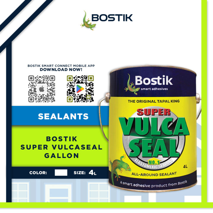 BOSTIK Vulcaseal Elastomeric Waterproofing Sealant, Multi purpose ...