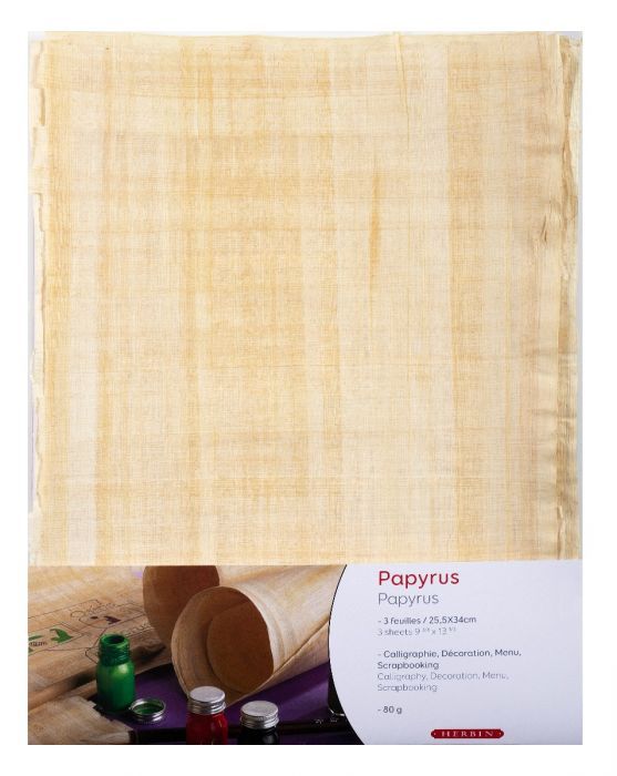 กระดาษปาปิรุส Pack of 3 Papyrus Sheets A4 (25.5 x 34 cm) J HERBIN ...
