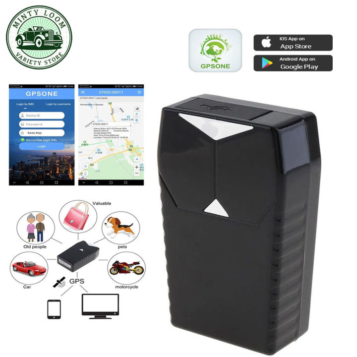 GPS ONE GT001 Mini Magnetic Detector GPS Tracker Car Vehicle Real-Time Tracking System Locator ...