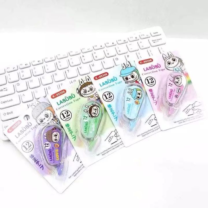 Tipex Labubu Penghapus Pulpen Roll 8 Meter Tipe X Anak Sekolah | Lazada ...