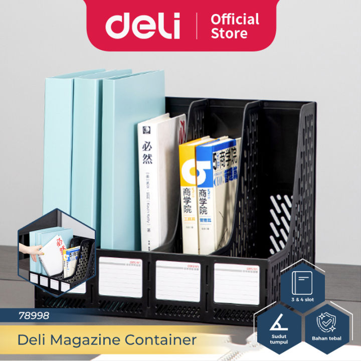 Deli Magazine Container File Tray Rak Box File Tempat Dokumen Bahan ...