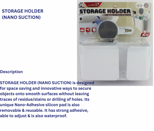 Storage Holder (Nano suction) | Lazada Singapore
