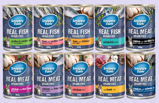 Pate lon cho mèo SNAPPY TOM REAL MEAT/ REAL FISH 400g | Lazada.vn