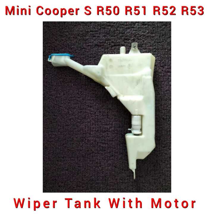 Mini Cooper S R50 R51 R52 R53 Wiper Tank With Motor / Windscreen Washer ...