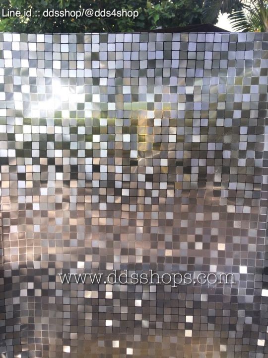 PVC สุญญากาศติดกระจก หน้ากว้าง 90cm "Cube II" (ราคาที่ระบุไว้ คือยาว 1 ...