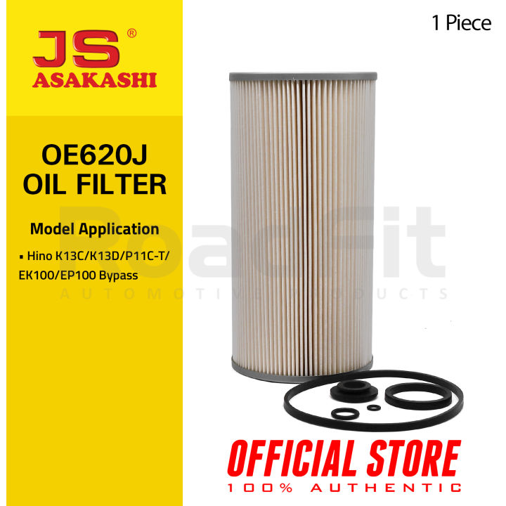 Roadfit JS Oil Filter OE620J for Hino K13C/K13D/P11C-T/EK100/EP100 ...
