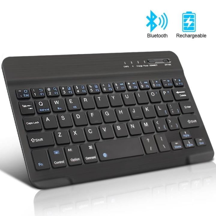 Mini Wireless Bluetooth Keyboard Slim Thin Design for Windows / Android ...