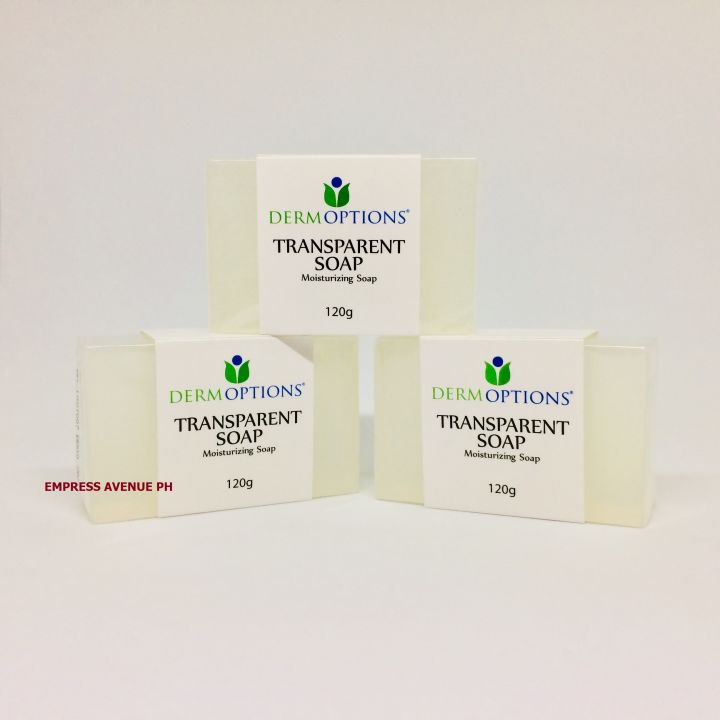 Derm Options Transparent Soap 120g Set of 3 | Lazada PH