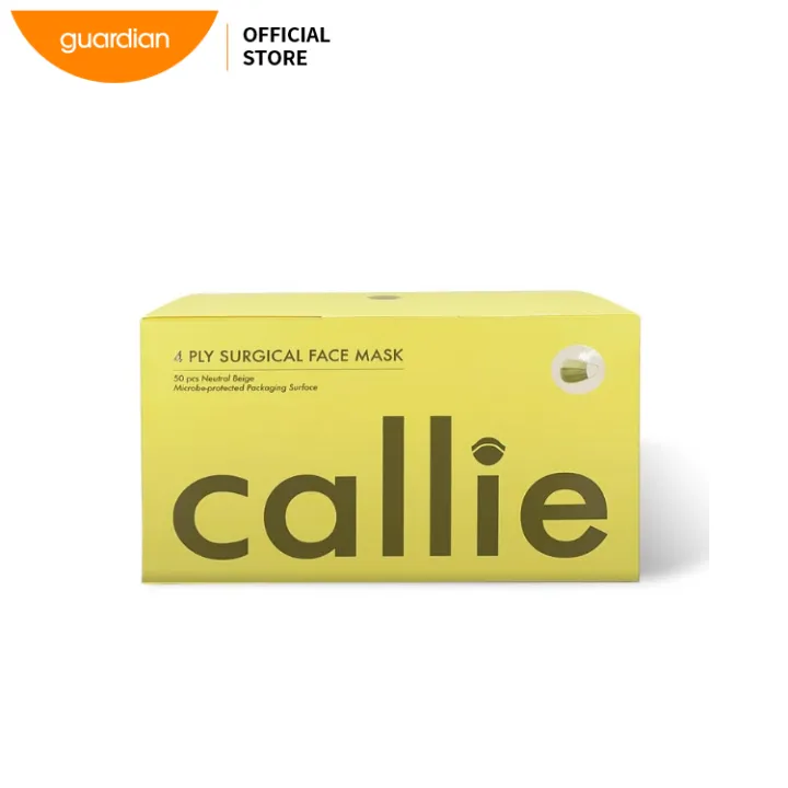 Callie 4 Ply Surgical Face Mask Neutral Beige 50S | Lazada