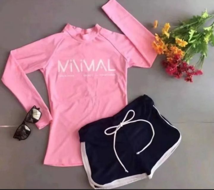 Minimal Rash Guard Terno Short | Lazada PH