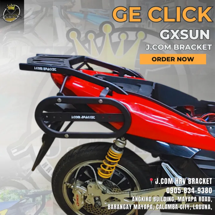 GXSUN GE CLICK 401 | JCOM TOP BOX BRACKET AND SIDE PANNIER BRACKET | Lazada PH