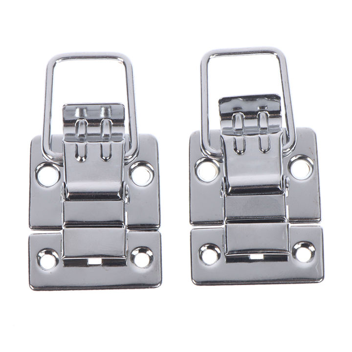 2Pcs Stainless Steel Chrome Toggle Latch For Chest Box Case Suitcase ...