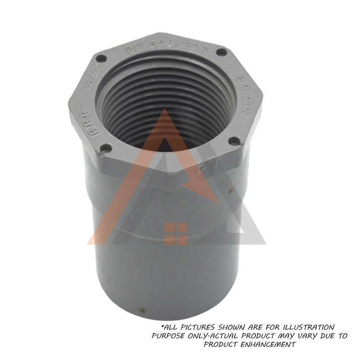 PVC Fitting P/T Socket Pipe Connector Penyambung Paip 1/2 INCH (15MM ...