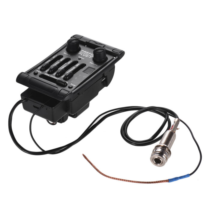 Fishman Prefix Plus-T Onboard Preamp Matrix Pickup EQ Acoustic Guitar ...