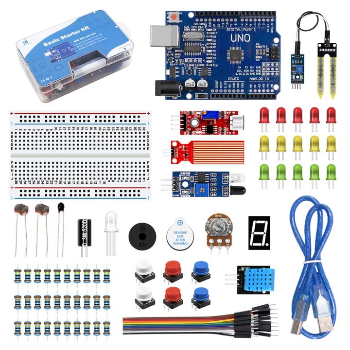 Basic Arduino UNO R3 Learning Starter kit Set C | Lazada PH