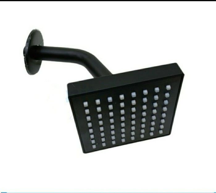 Shower Tanam Tembok Kotak Hitam 10cm Wall Shower Square 4 inch 4B/BL ...