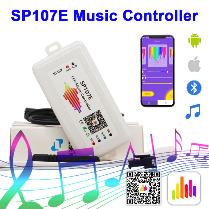 [100% Original] diymore LED Controller SP107E, Bluetooth, Pixel IC, SPI, WS2812 SK6812 RGBW ...