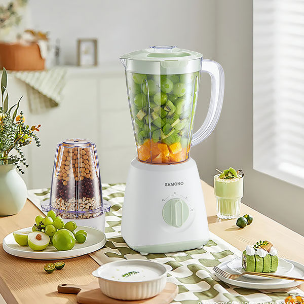 BLENDER SAMONO SW-BL350B Multifungsi 2in1 Blender 1,7L Blender Jus ...
