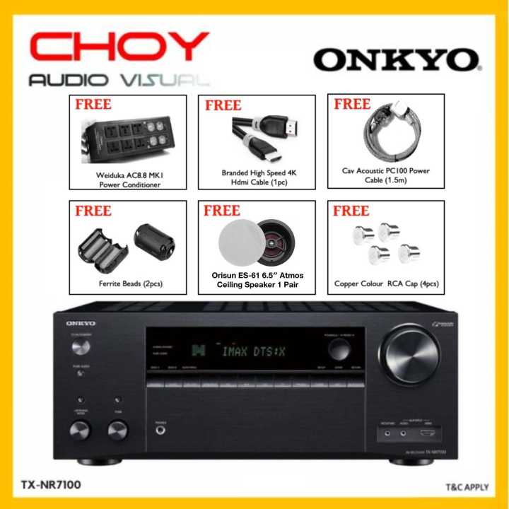 Onkyo TX-NR7100 9.2Ch THX Certified AV Receiver | Lazada