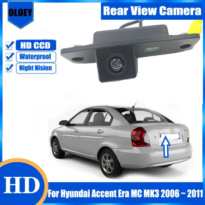 HD Rear Camera For Hyundai Accent Era MC MK3 2006 2007 2008 2009 2010 ...