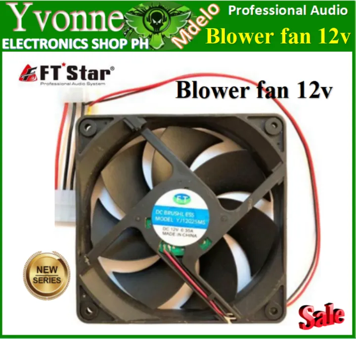The FTstar Original 12V Computer Cooling Fan .Exhaust Blower Fan 12v 0 ...