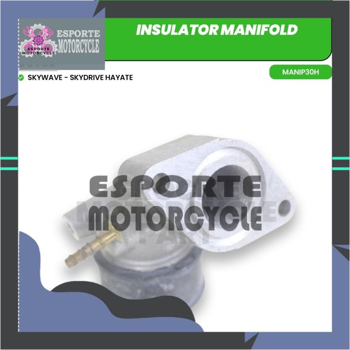 INSULATOR/MANIPUL/MANIFOLD/INTAKE/MANIPOL/LEHER KARBURATOR SKYWAVE - SKYDRIVE HAYATE | Lazada ...