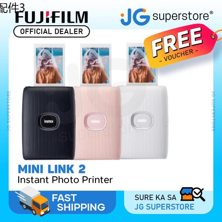 FUJIFILM Instax Mini Link 2 Instant Photo Printer with instaxAIR (Pink ...