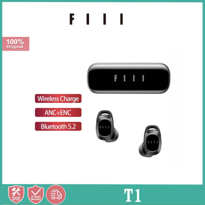 FIIL T1 Pro True Wireless Noise Reduction Headset In-Ear Bluetooth 5.2 Sports Running Headset ...