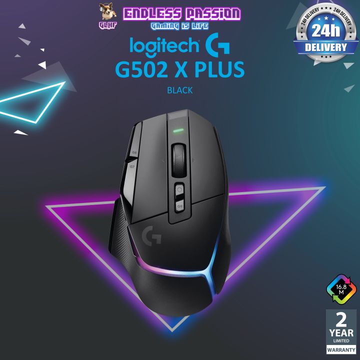 Logitech G502 X Plus Lightspeed Wireless RGB Gaming Mouse | Lazada ...