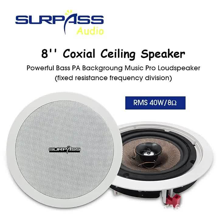 Fixed Impedance Ceiling Speaker Public Address Conference Speaker ...