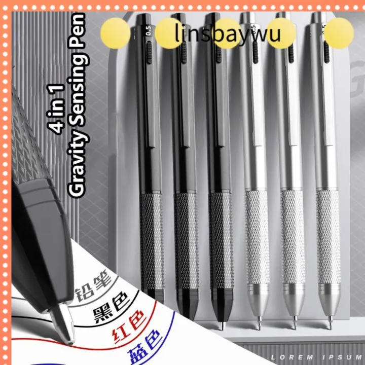 LINSBAYWU Metal Multifunction Pen Gravity Sensor 4-in-1 0.5mm ...