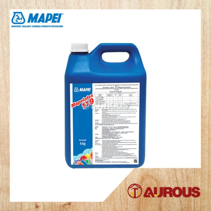 MAPEI SUSU ADMIX PLUS MAPELATEX 119 (4L) Water Resistant, Latex ...